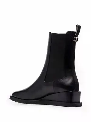 FERRAGAMO Wyatt Ankle Boots - Black