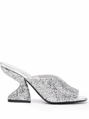 FERRAGAMO Sansu Glitter-detail Sandals