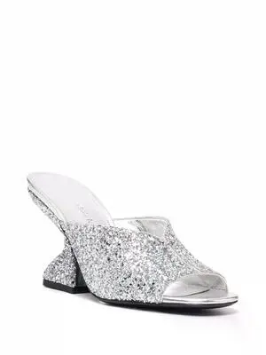 FERRAGAMO Sansu Glitter-detail Sandals