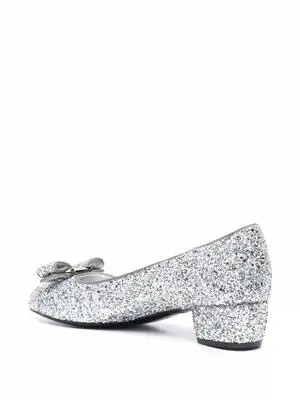 FERRAGAMO Glitter-detail Pumps