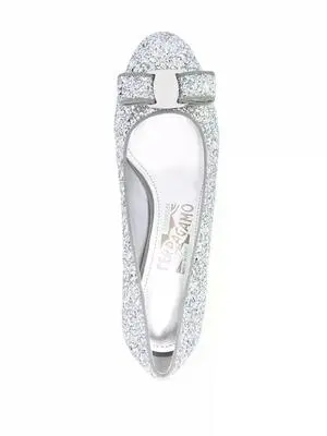 FERRAGAMO Glitter-detail Pumps