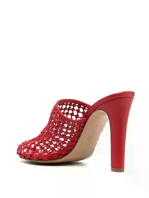 FERRAGAMO Ella Mules - Red