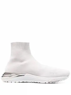FERRAGAMO Sock-style Sneakers - Grey