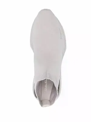 FERRAGAMO Sock-style Sneakers - Grey