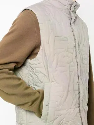 FERRAGAMO Quilted Funnel-neck Gilet