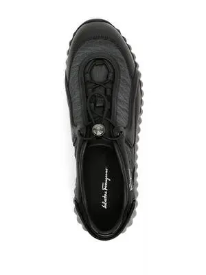 FERRAGAMO Pixie Toggle-fastening Sneakers - Black