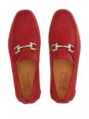 FERRAGAMO Gancini-ornament Driver Loafers