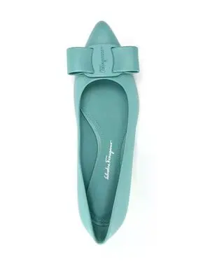 FERRAGAMO Viva Ballerina Shoes - Blue