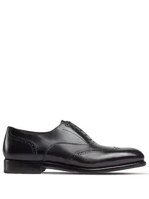 FERRAGAMO Gancini Leather Oxford Shoes