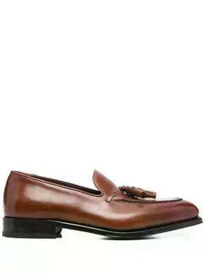 FERRAGAMO Tassel-detail Leather Loafers