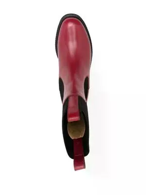 FERRAGAMO Leather Chelsea Boots