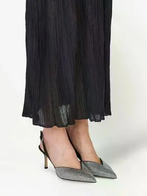 FERRAGAMO Crystal-embellished Slingback Pumps
