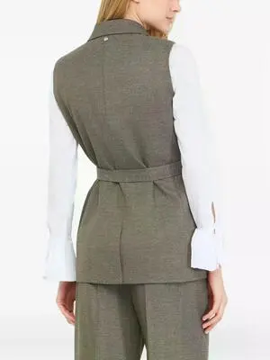 Liu Jo Chevron Brooch Waistcoat