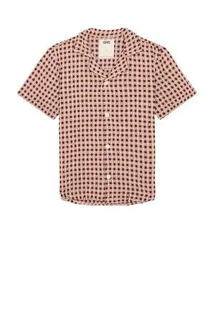 Oas Ferratelle Cuba Waffle Shirt - Pink