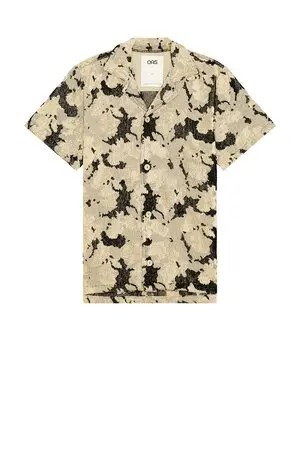Oas Jura Contaste Cuba Terry Shirt In Beige - Multi