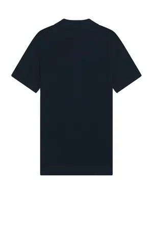 Onia Cotton Textured Knit Polo In Blue