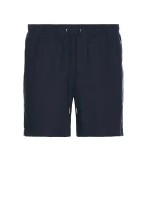 Onia Air Linen Pull On Shorts - Deep Navy