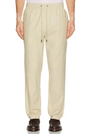 Onia Stretch Linen Pull-on Pant