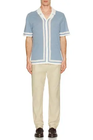 Onia Stretch Linen Pull-on Pant