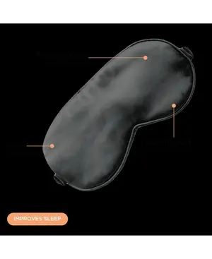 NIGHT 100% Satin Blackout Sleep Mask