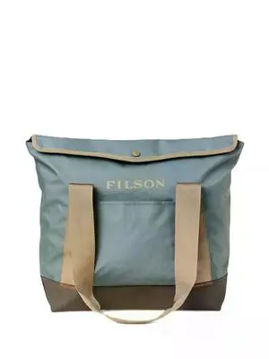 Filson Logo-Print Tote Bag Blue
