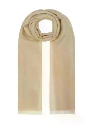 Max Mara Logo-jacquard Scarf - Neutrals