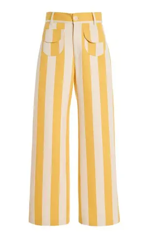 La Veste Parasol Cotton Trousers - Yellow