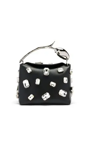 Erdem Mini Bloom Top Handle Bag Black