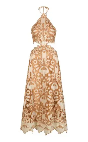 Johanna Ortiz Morning Groove Maxi Dress - Neutral