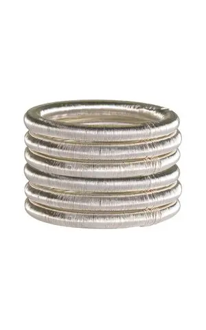 Johanna Ortiz Diva De La Trama Bangles Silver