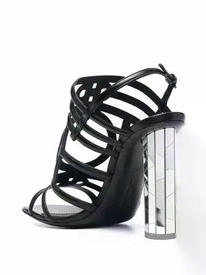 FERRAGAMO Florenza Mirrored-heel Sandals