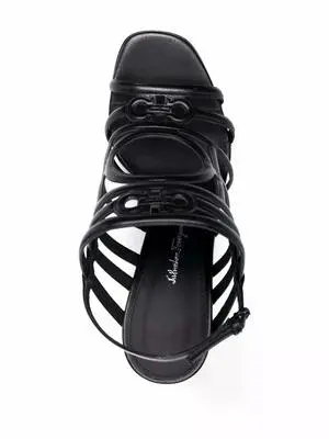 FERRAGAMO Florenza Mirrored-heel Sandals