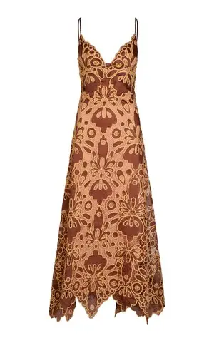Johanna Ortiz Day Rhythms Cotton Maxi Dress