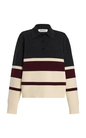RÓHE Punto Milano Knit Polo Shirt