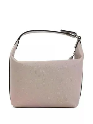 VALEXTRA Mini Top Handle Leather Bag - Neutrals