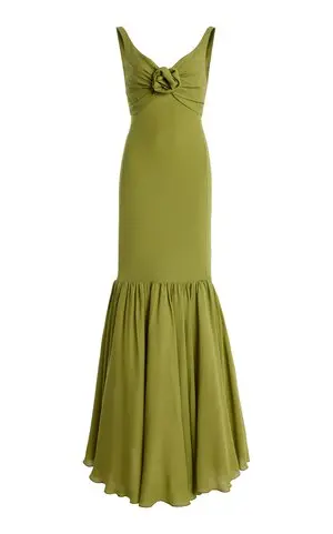 Giambattista Valli Sable Mermaid Maxi Dress - Green