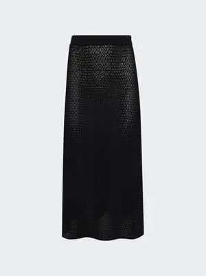 Victoria Beckham Midi Skirt - Black
