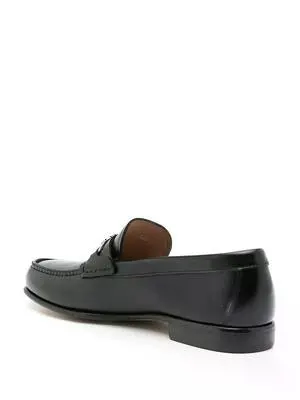 FERRAGAMO Mathias Leather Slip-on Loafers