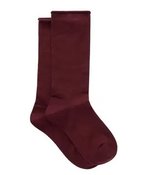 Brunello Cucinelli Cashmere-blend Socks - Burgundy