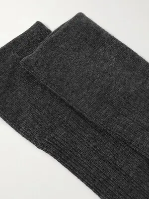 Brunello Cucinelli Ribbed Cashmere-blend Knee High Socks