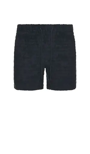 Oas Night Lagoon Terry Shorts - Blue