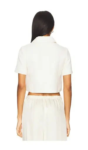 Amanda Uprichard Josie Cropped Top