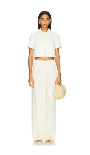 Amanda Uprichard Josie Cropped Top