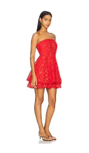 Astr The Label Deasia Mini Dress - Red