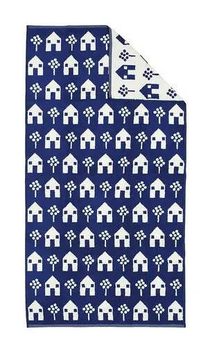 DUSEN DUSEN Cottage Bath Towel In Navy - N,a