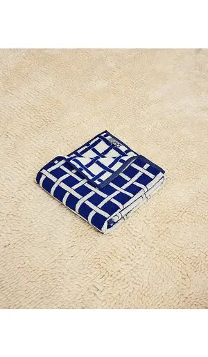 DUSEN DUSEN Tabby Hand Towel In Navy