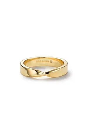 ANA LUISA Eliora Twisted Band Ring - Gold