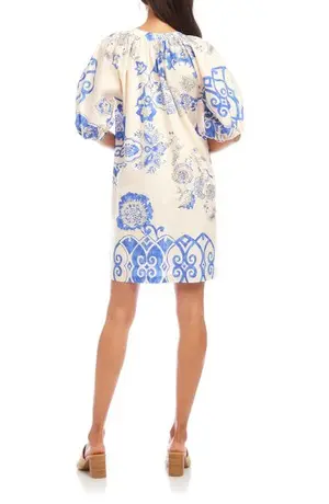 Karen Kane Puff Sleeve Tunic Dress