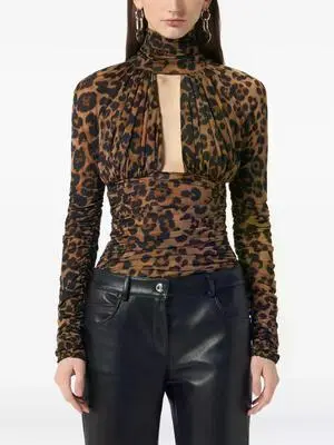 Blumarine Leopard-print Bodysuit