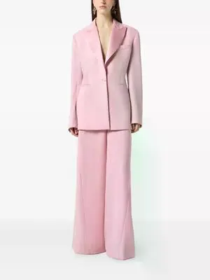 Blumarine Pleated Wide-leg Trousers